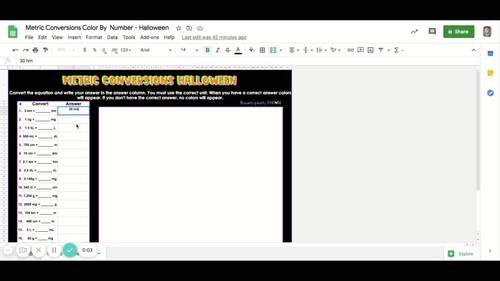 Metric Conversions Pixel Art Magic | Halloween by Brower Power Science