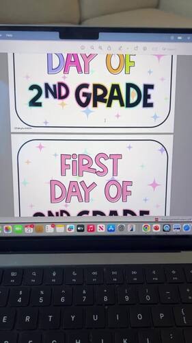 2nd Grade First Day of School Posters - Student Picture and Class Photos!