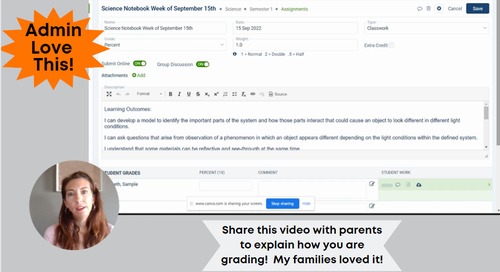 OpenSciEd Grading Made Easy! by The OpenSci Educator | TPT