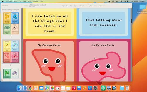 Self-regulation affirmation cards. Anxiety coping skills. Counseling ...