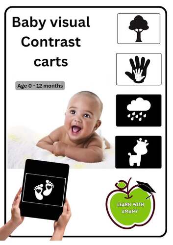 High Contrast Baby Images by Learn with Amany | TPT