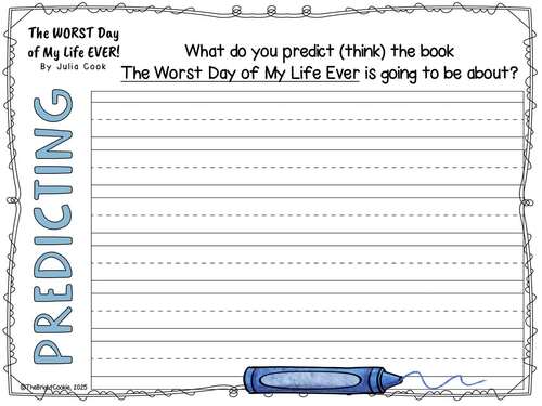 Back to School Read Aloud- Following Directions Activity, Listening Lesson
