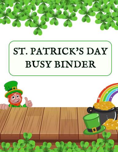St. Patrick’s Day Busy Binder | Preschool & Kindergarten Math, Colors ...