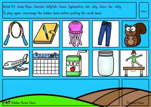 Digital Fall Apple Orchard Articulation Game - Find The Hidden Apples