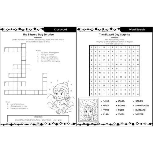The Blizzard Day Surprise | Winter Reading | Grades 3–4 Comprehension