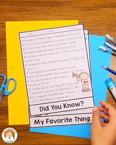 Canada Day Flipbook | Canada Day Activities | Canada Day Fun Writing ...