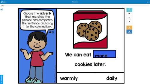 Adverbs Set 2 Boom Cards™ by Teaching With Love and Laughter | TPT