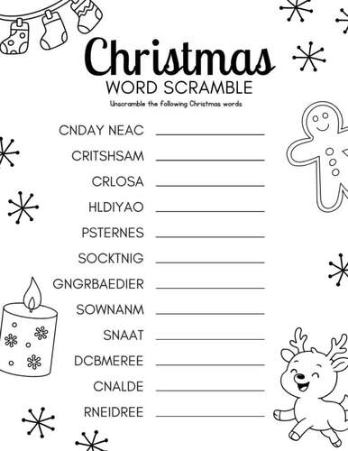 Christmas and Winter Activity Pack for Kids | Printable Christmas ...