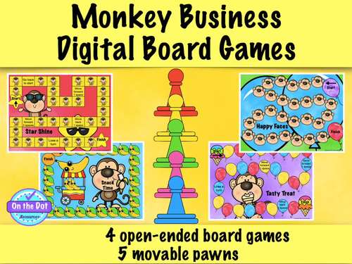 Monkey Business: Open-Ended Digital Game Boards for PowerPoint Slides