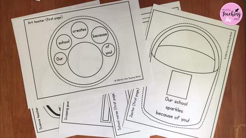 Staff Morale Boosters Thank You Cards | Random Act of Kindness | TpT