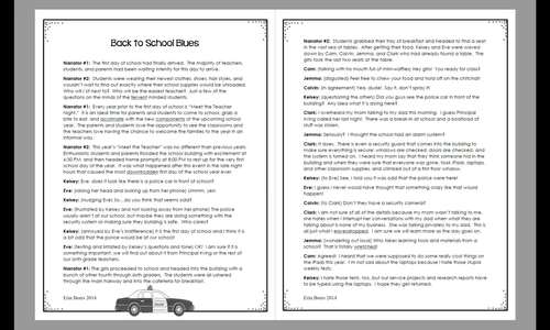 Back to School Blues: CCSS Reader's Theater for Grades 4-8 | TPT