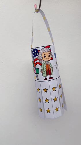Thomas Jefferson Windsock Craft & Coloring Activity– 3rd U.S. President