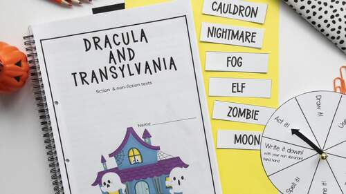 Fiction & Non Fiction Reading Set - Dracula & Transylvania | Halloween ...