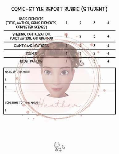 Arctic Fox Comic-Style Report (Arctic Animals) | TPT