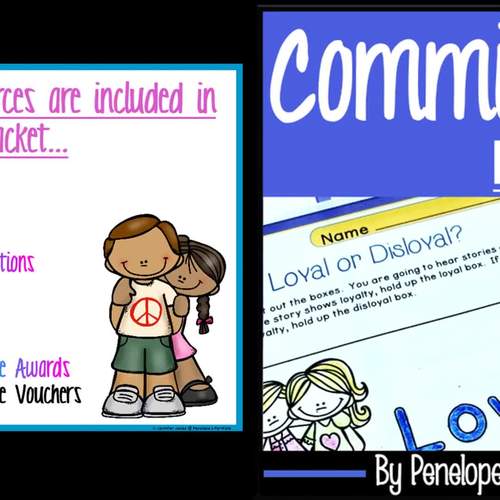 COMMITMENT Lessons and Activities - Character Education by Penelope's ...