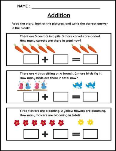 Addition Word Problems Math Detective Activity Pack Grades 1-2 | TPT