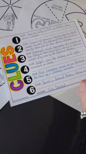 Black History Month Activity | Interactive Spinner by Love Live Laugh TEACH