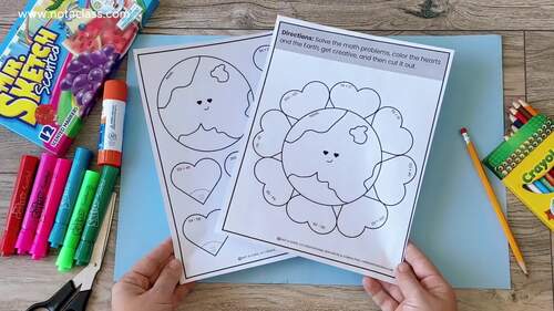 Earth Day Math Craft Bundle | Earth Day Activities | Earth Day Bulletin ...