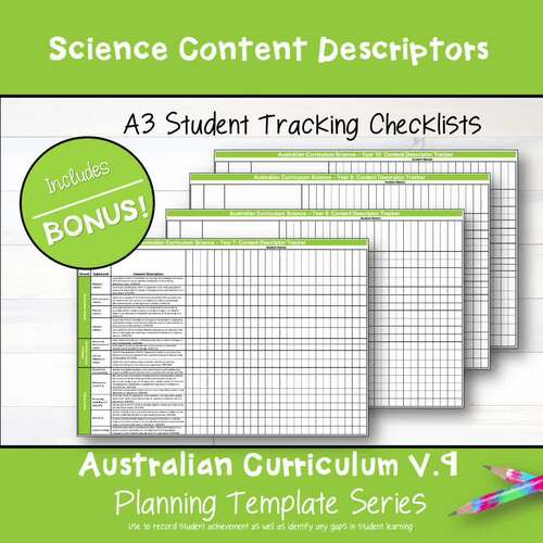 V9 SCIENCE Content Descriptor Overviews - Year 7-10 BUNDLE Pack by ...