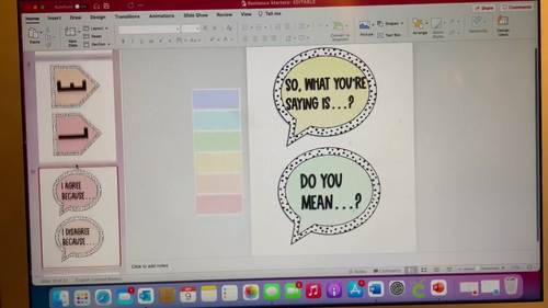 Conversations Starters | Academic Sentence Stems | EDITABLE by Kids are ...