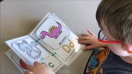 Interactive Alphabet Book by Fun Hands-on Learning | TpT