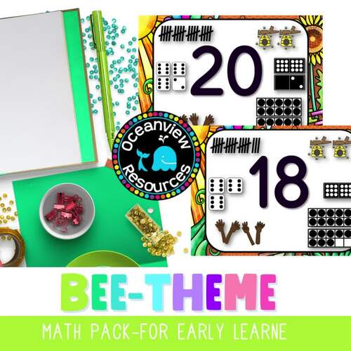 Buzzing Bees Math Posters and Shape Cards: Engaging Visual Tools for ...