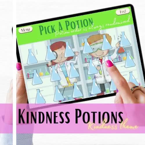 Digital STEM activity for kindness unit lesson, build kindness potion ...