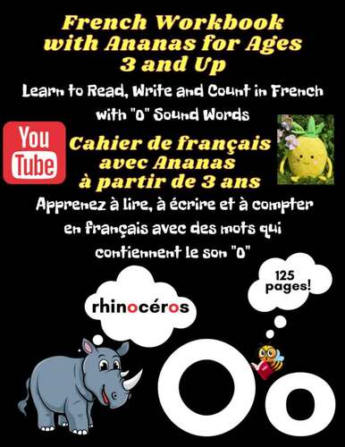 Learn to Read, Write and Count in French with "O" Sound Words | TPT