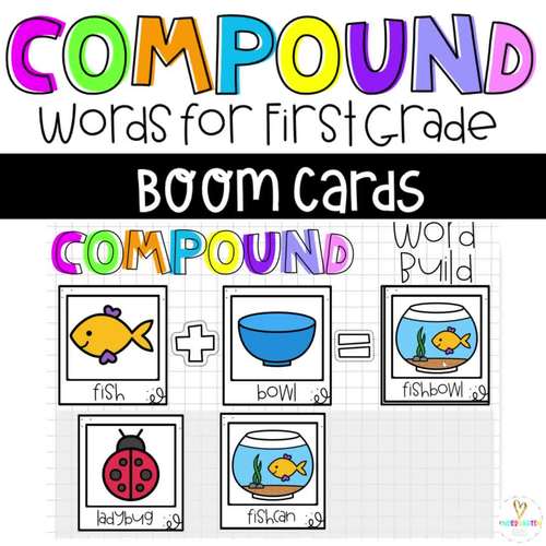 Compound Words Worksheets Digital and Printables for First Grade