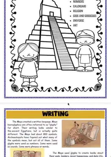 The Ancient Mayas - writing, numbers, religion, calendars, art and the ...