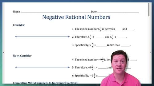Negative Rational Numbers by Foiled By Math | TPT