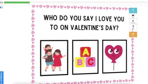 SLP/ OT VALENTINES DAY THEMED WH-QUESTION BOOM CARDS tm by schoolbasedOT