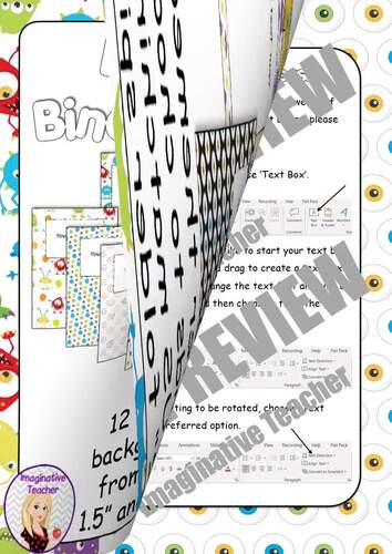 Editable Binder Covers - Monsters by Imaginative Teacher | TPT