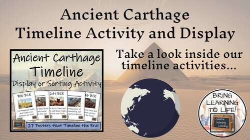 Ancient Carthage Timeline Display Research and Sorting Activity | TPT