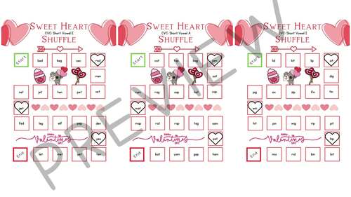 Valentine’s Day Game Pack: Phonics Fluency Games! | 27 Skills Included