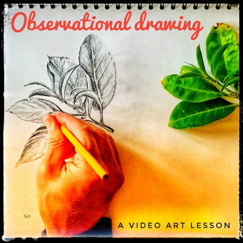 Art video lesson. Drawing Techniques Demonstration by Start Art Education