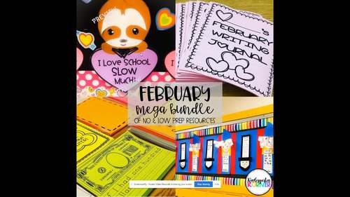 February MEGA Bundle - Kindergarten, 1st Valentine's Day Groundhog Day ...