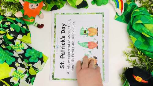 2nd Grade History of St. Patrick's Day Reading Lesson RI.2.1 Ask Answer ...