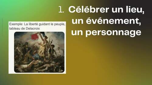 FLE IB DP French B Inquiry Ingéniosité humaine - Fonctions de l'art
