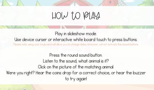 PHONICS | Phase 1 | Aspect 1 | Environmental Sounds | Farm Sounds | IWB ...