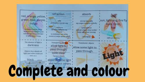 Light & shadows, sound, pitch & loudness| review worksheets & STEM |4th ...