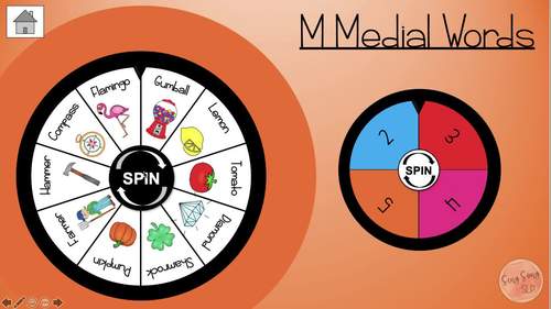 M- Spinners: ALL POSITIONS - NO PREP!! Digital Spinner by Sing Song SLP