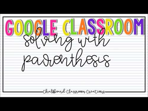 5th Grade Solving Equations Google Slides Digital Resource | TPT