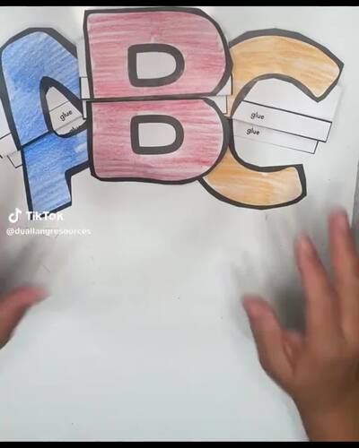 Alphabet Letter Crafts A-Z BUNDLE by Dual Language Resources | TPT