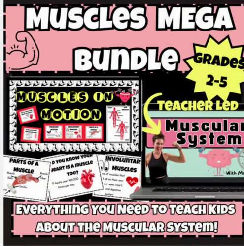 Elementary PE & Health MEGA Bundle| Skeleton, Muscles & Nutrition ...