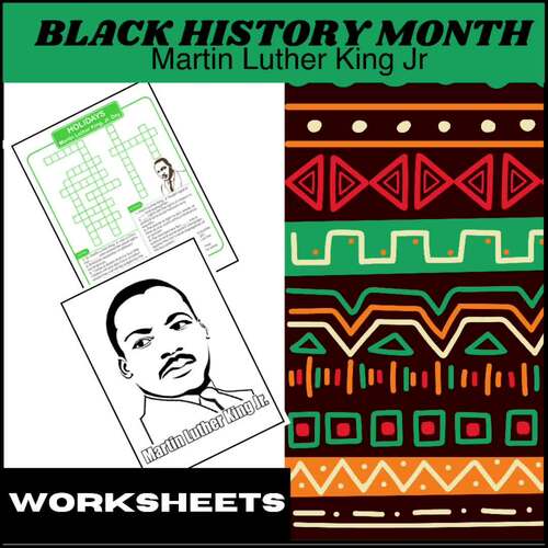 BLACK HISTORY MONTH (Martin Luther King jr) by Mazes and Enigmas for ...