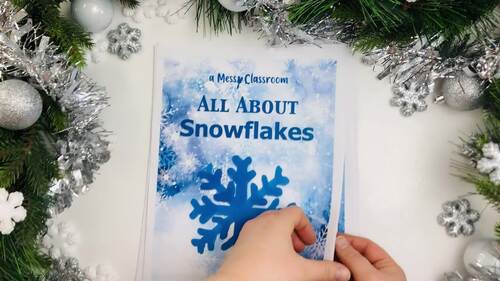 2nd Grade Winter Weather Snowflake Reading Lesson RI.2.1 Ask & Answer ...