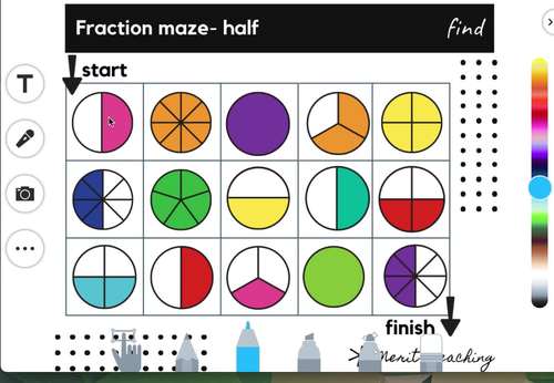 Seesaw Interactive and Preloaded- Fractions Bundle by Merit Teaching
