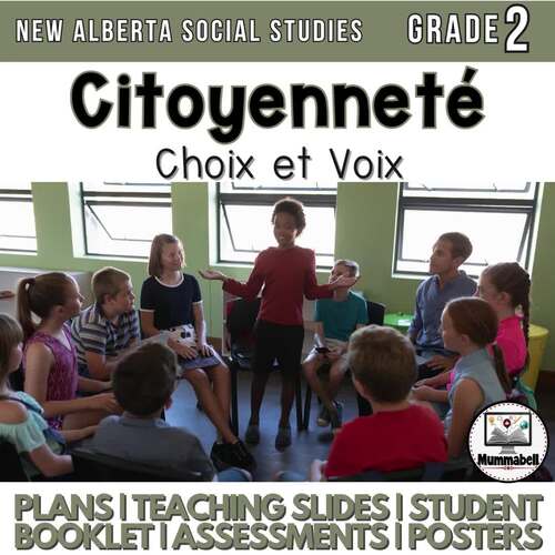 FRENCH CITIZENSHIP - Grade 2 New Alberta Social Studies Curriculum by ...