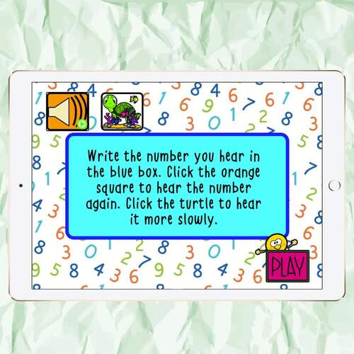 Listen and write numbers 101 to 999 Boom cards by LOL - Life of Learning